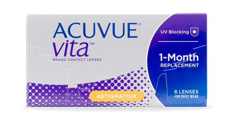 Acuvue Vita for Astigmatism 6 Pack Contact Lenses | LensCrafters