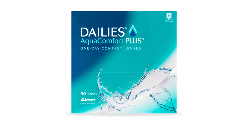 DAILIES AQUA COMFORT PLUS 90PK Contact Lenses | LensCrafters