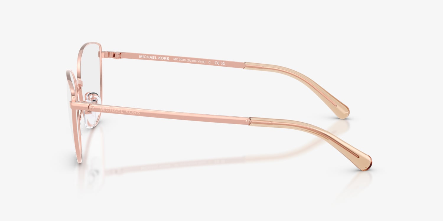 Michael kors prescription glasses rose gold store